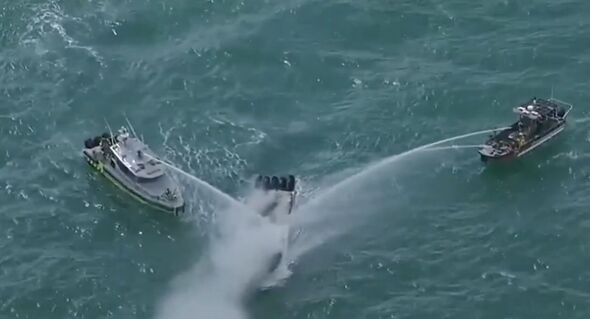11 rushed to hospital after horror boat explosion throws several into sea