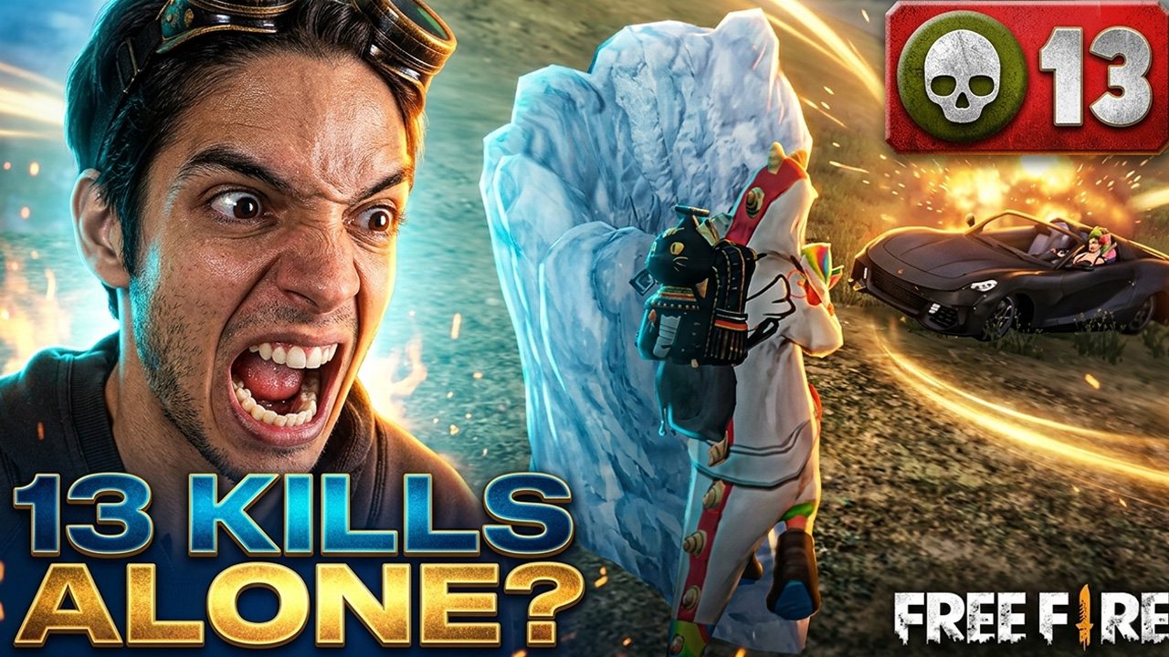 Victorias épicas en Free Fire con la nueva skin Dinocornio en acción