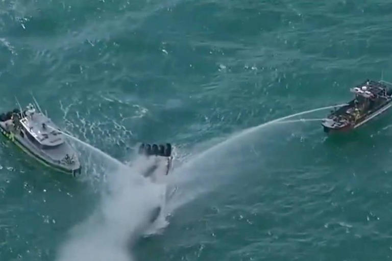 Miami boat explosion sends 11 to hospital as charter vessel erupts in ...