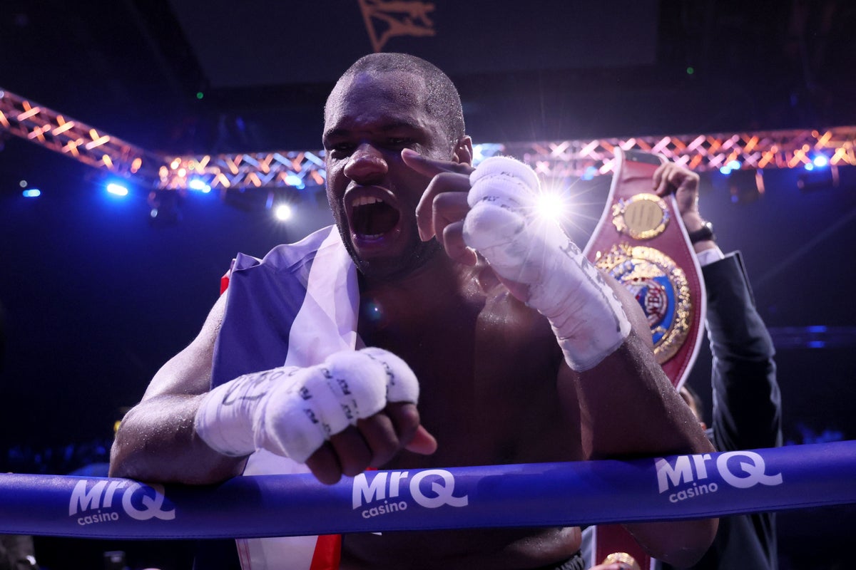 Daniel Dubois: 'Warrior' spirit made me climb off canvas to claim world ...