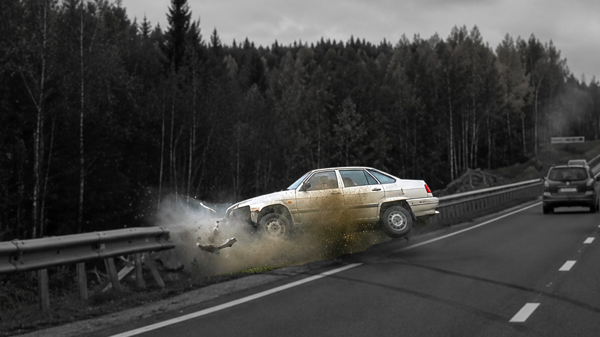 Crash caught on camera