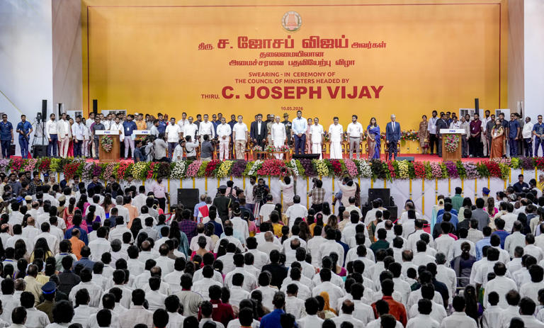 I will be sole power centre, asserts Vijay after being sworn in as TN ...