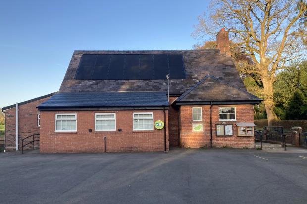 Historic village hall gets new roof and solar panels
