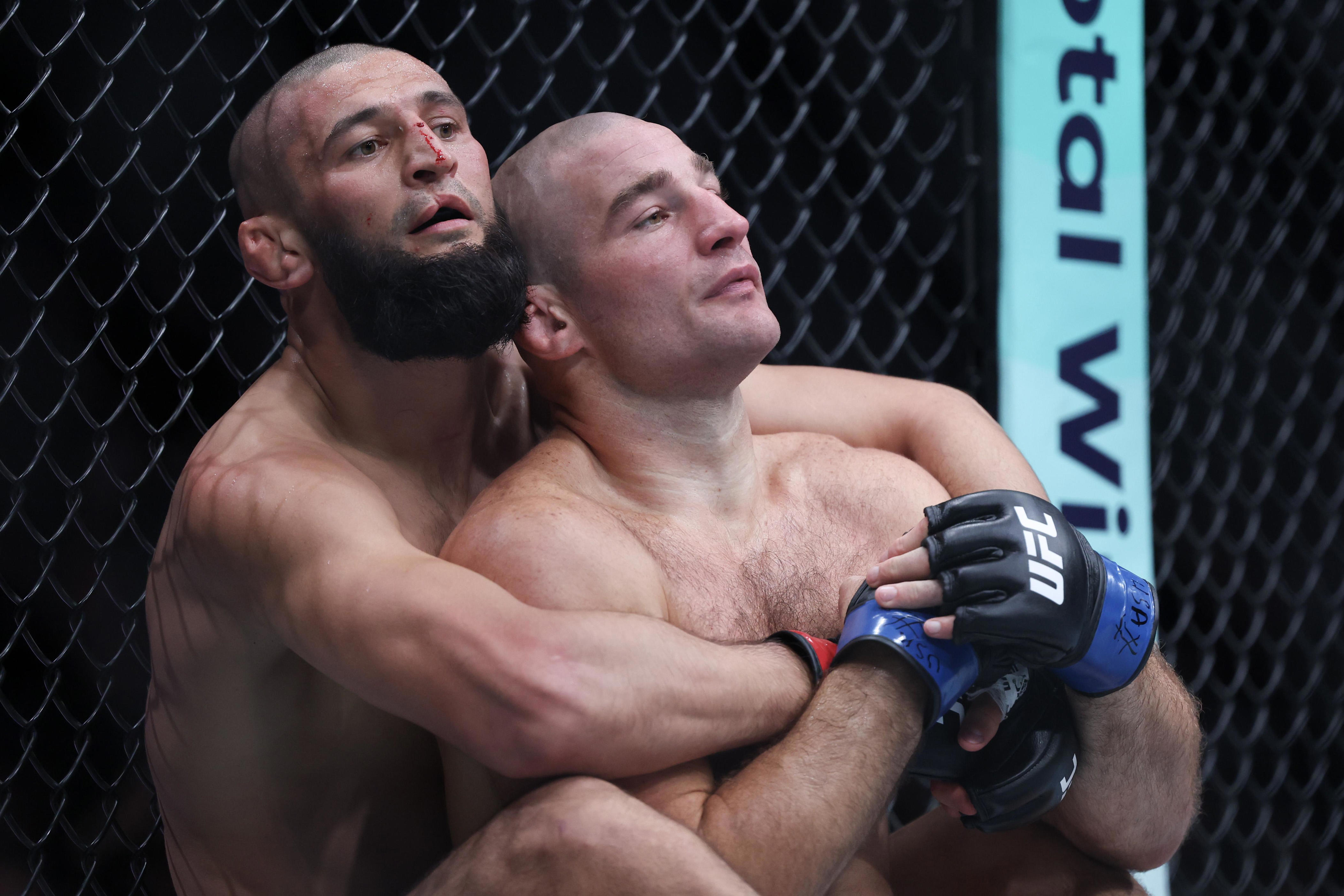 Khamzat 'still waiting' for Sean Strickland to accept UFC death match ...