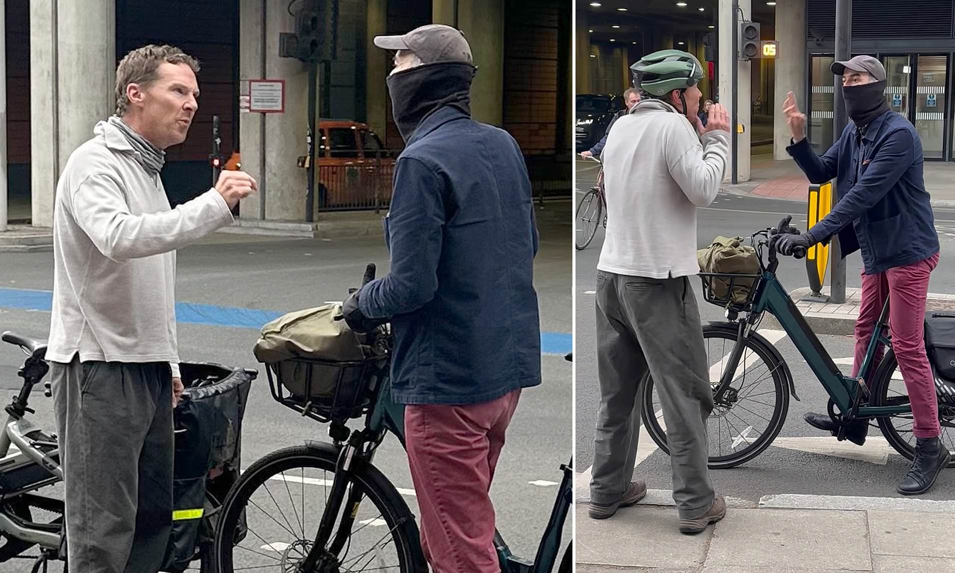 Benedict Cumberbatch argues in street with 'vigilante' cyclist who said ...