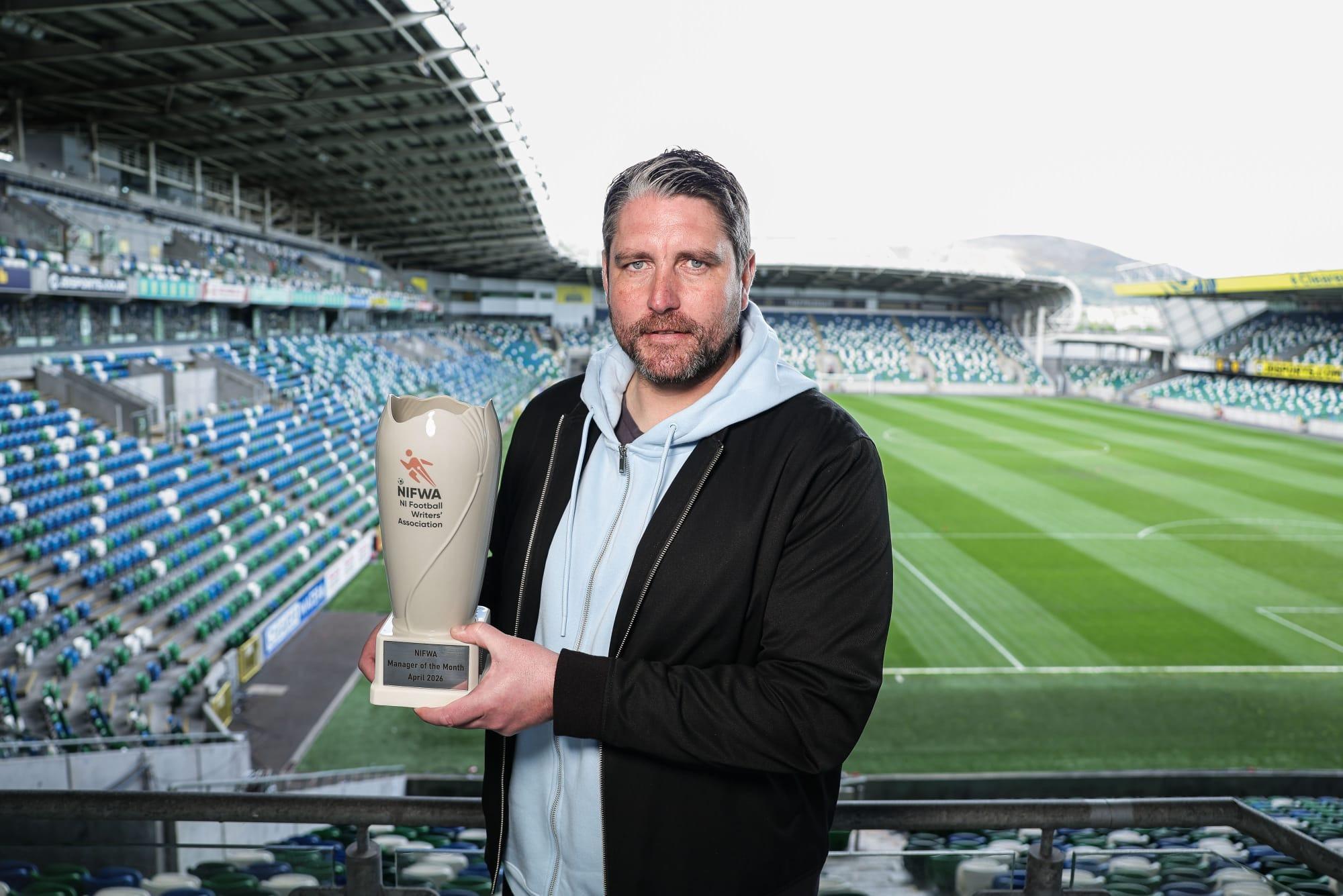 Ruaidhri Higgins delighted with 'incredible year' as Coleraine chief is ...