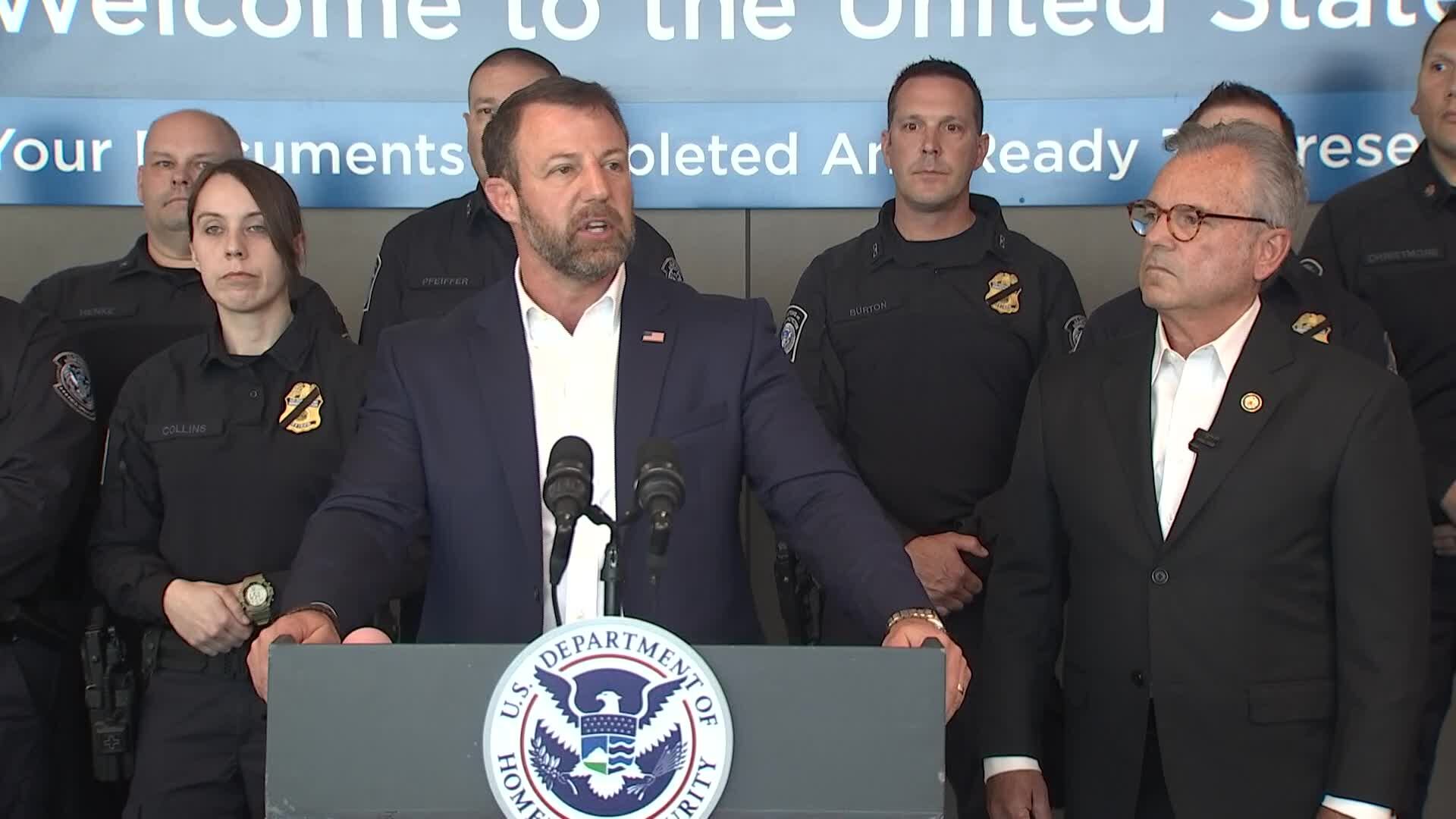 DHS Secretary Mullin calls out Cleaver while urging more ICE, CBP funding