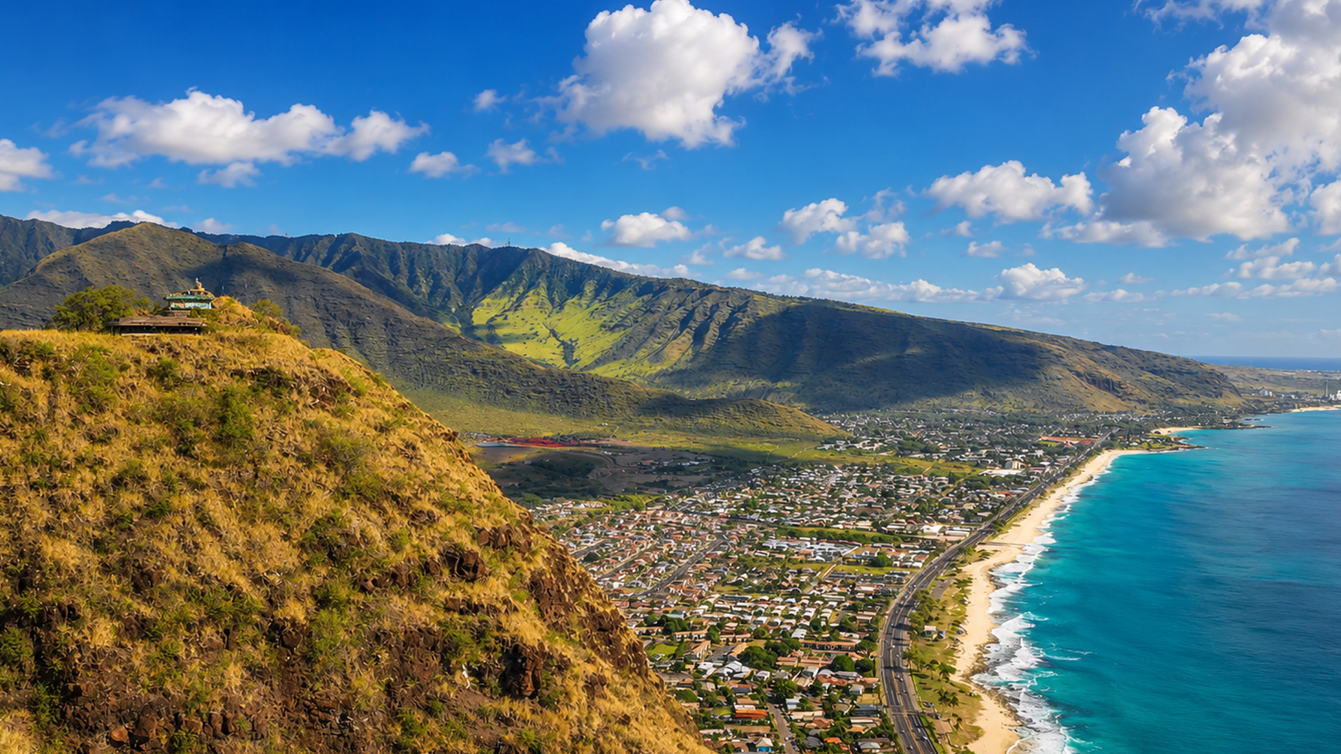This cliff view looks different from above