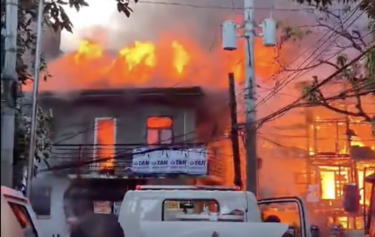1 dead after fire hits residential area in Parañaque City