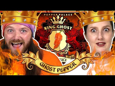 Irish people try King hot sauces featuring ghost pepper