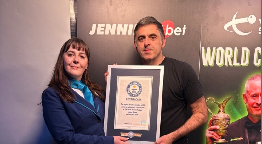 Ronnie O’Sullivan recognised in Guinness World Records after rewriting ...