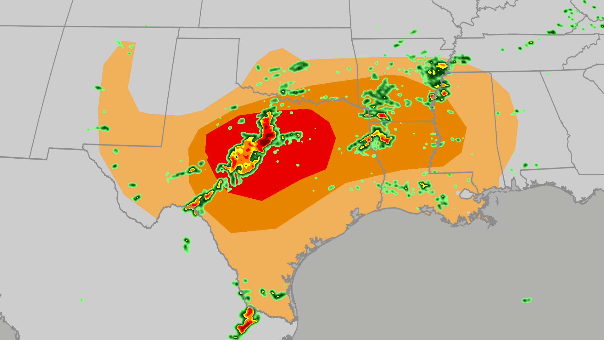 Mother’s Day severe hail and wind likely in Texas, South