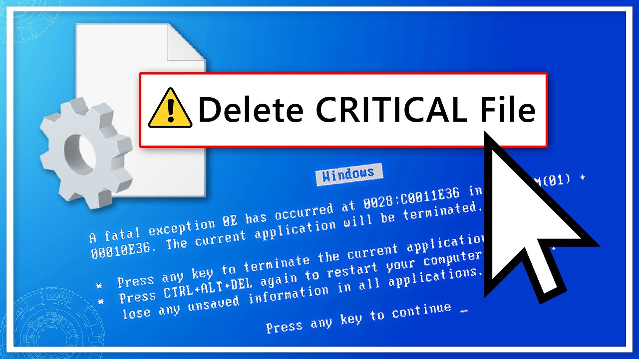 Find out if deleting one file can actually destroy your computer