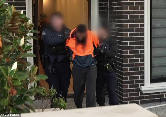 Four arrested as authorities swoop on group in Melbourne accused of ...