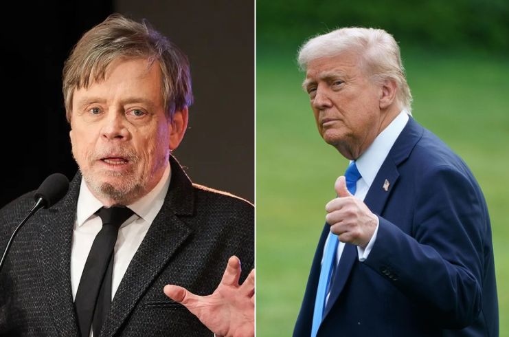 Star Wars actor Mark Hamill faces firestorm after anti-Trump post ...