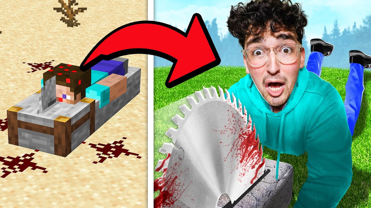 Minecraft but any scary build hack happens in real life