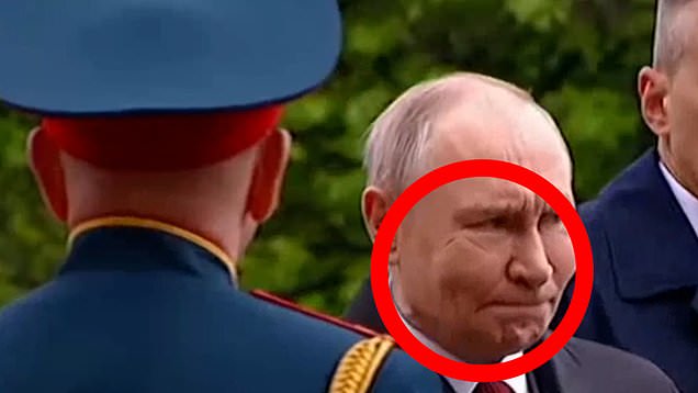 Putin video sparks botox rumours as dictator spotted with swollen cheek