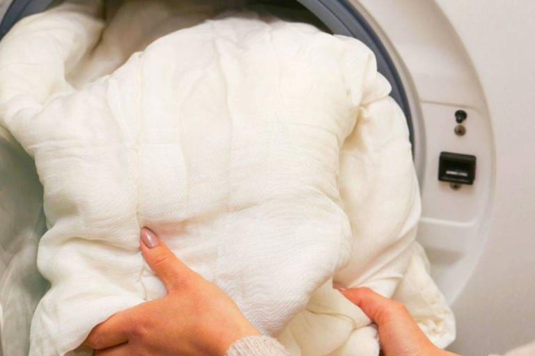 Duvets will be fluffier and stay clean without a washing machine if you ...