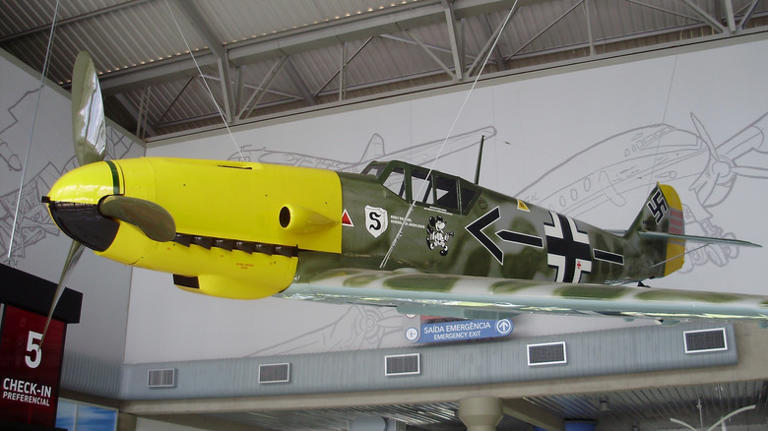 Why were German WW2 planes painted yellow?