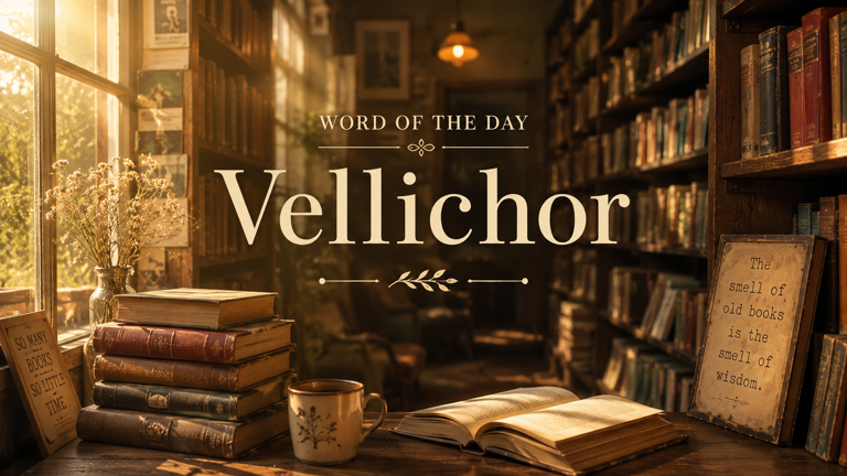 Word of the day: Vellichor