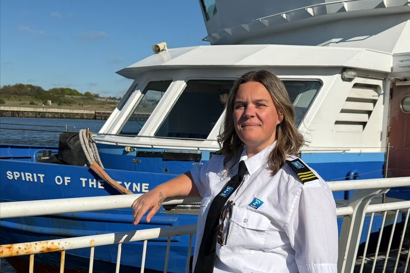 Newest skipper on Shields Ferry passes boat licence exam inspiring ...