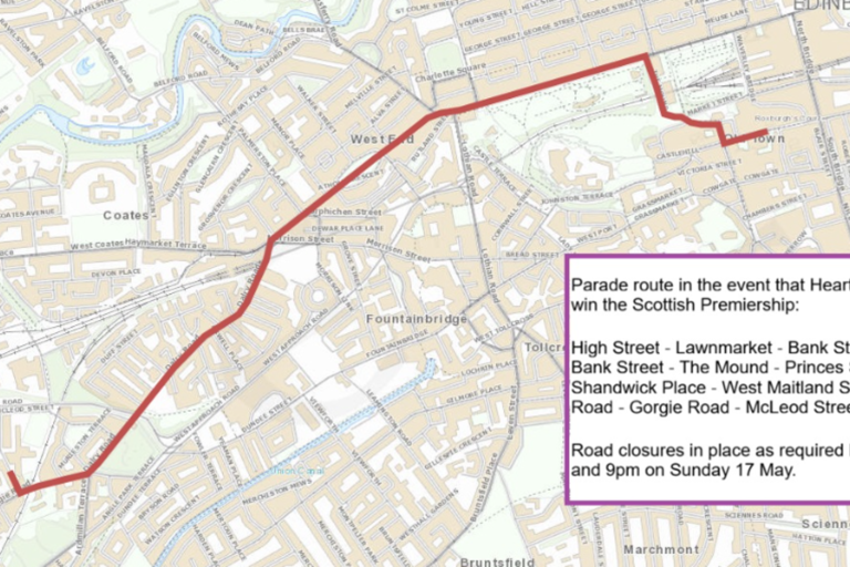 Plans for possible Hearts victory parade route revealed as Jambos move ...