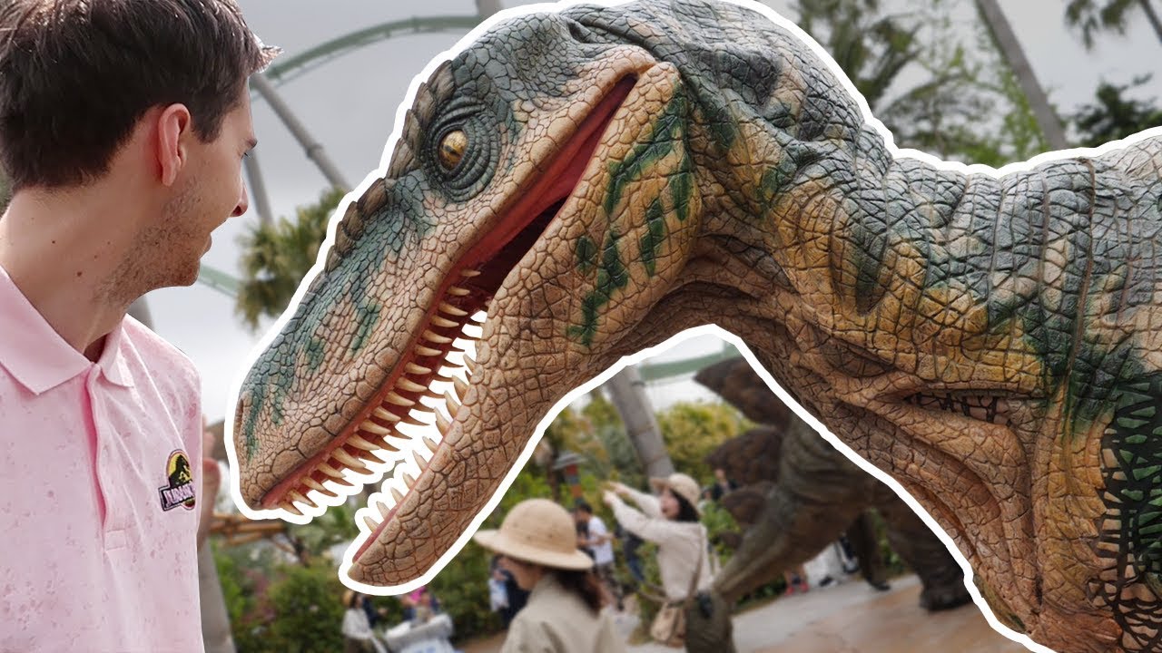 Visiting the last Jurassic Park ride in Japan