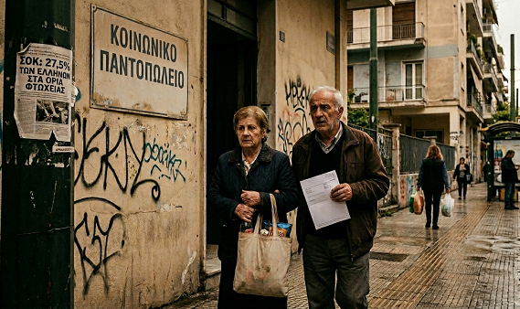 Σοκ: Το 27,5% των Ελλήνων στα όρια της φτώχειας