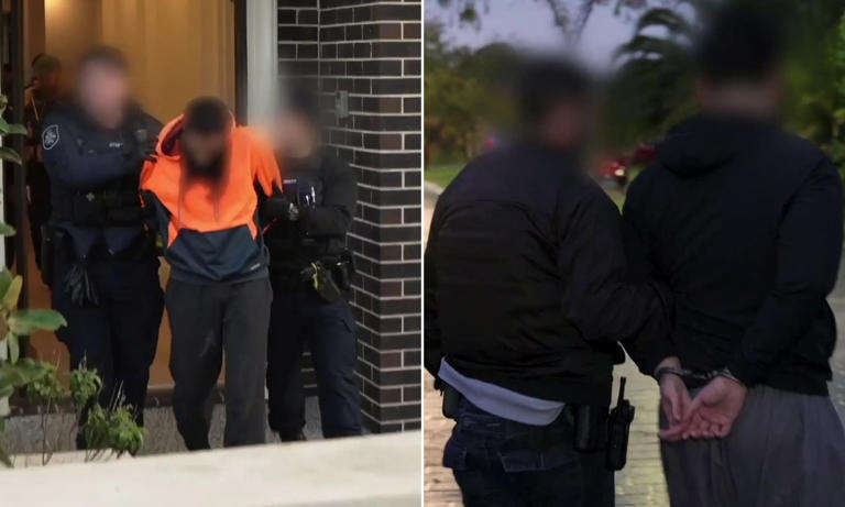 Four arrested as authorities swoop on group in Melbourne accused of ...