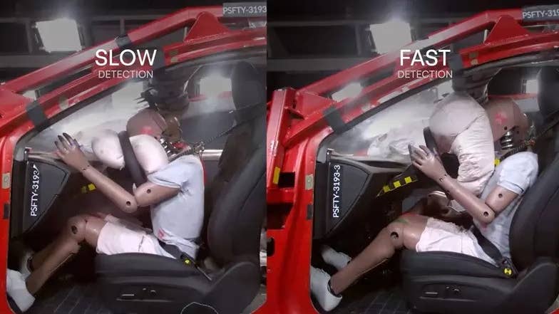 Tesla Vision can prepare airbags before a crash even starts