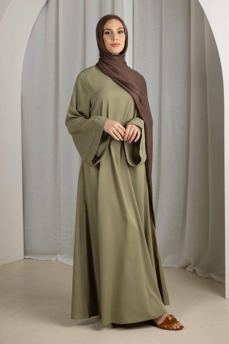 5 warna jilbab netral yang paling aman untuk gamis sage