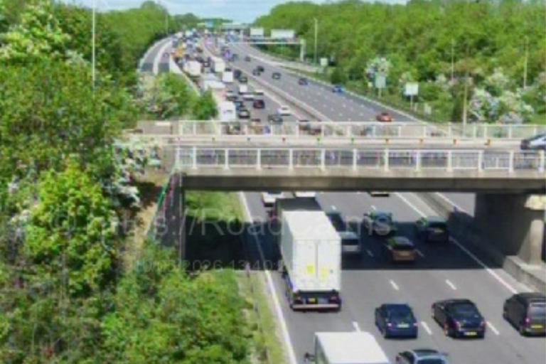 Two lanes closed on M1 after 'medical incident' near Sheffield