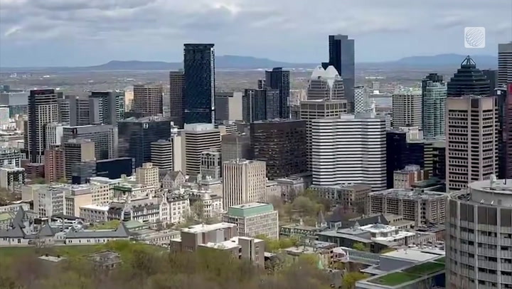 Panoramic view of the Montreal skyline