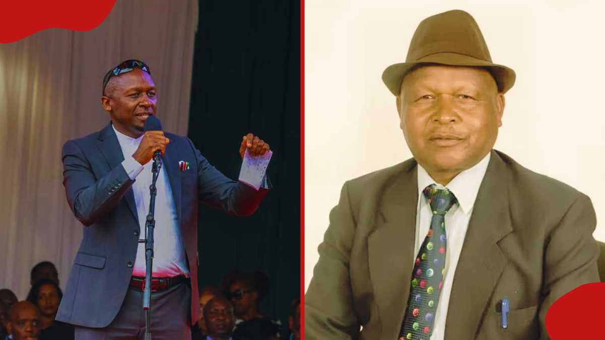 Kinangop MP Zac Kwenya Thuku's father is dead: "My soul is overwhelmed"
