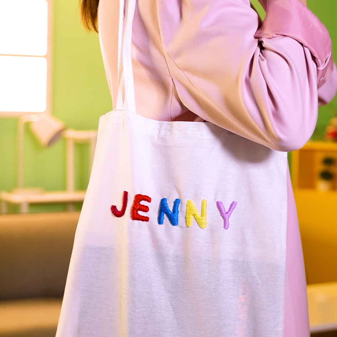 Hand stitched tote made just for you 👜