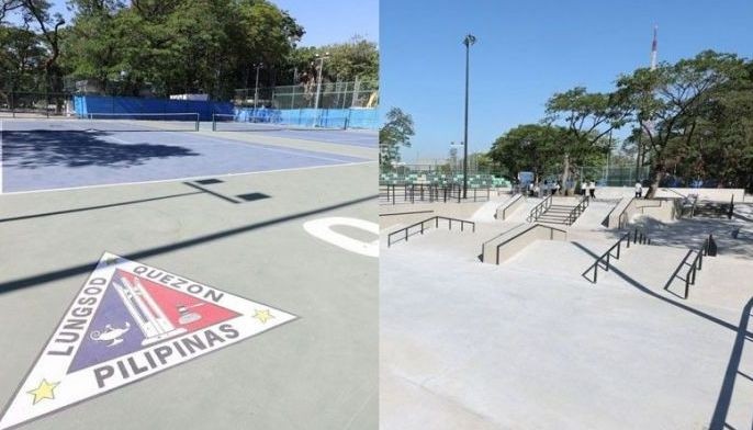 Quezon City opens new skate park, tennis courts