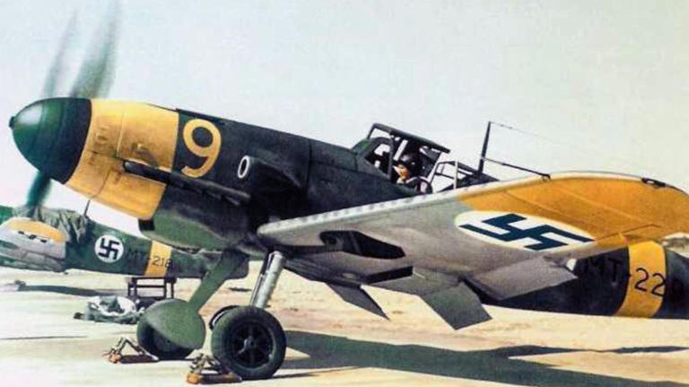 Why were German WW2 planes painted yellow?