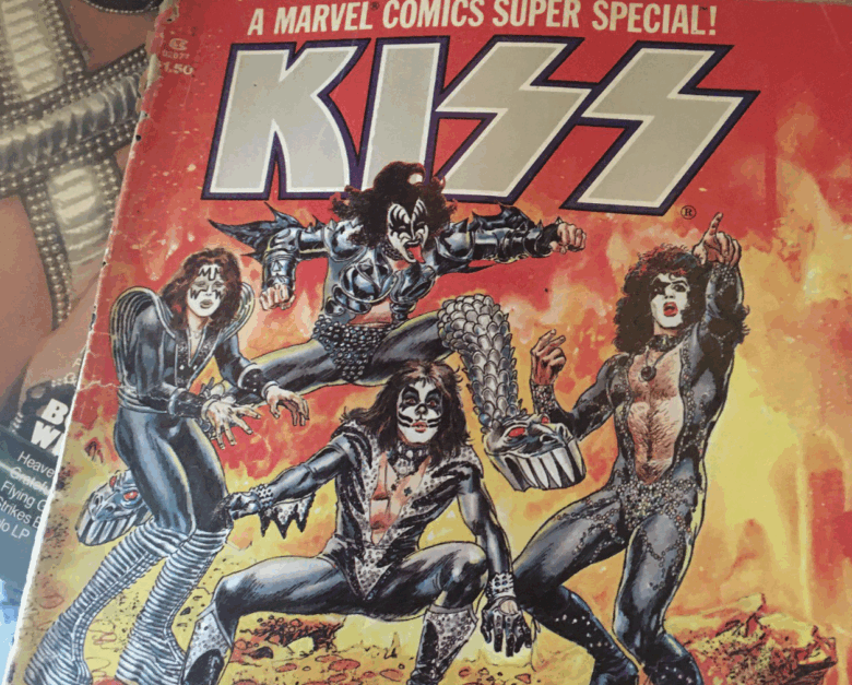 KISS’s blood-printed comic book & other totally true music legends