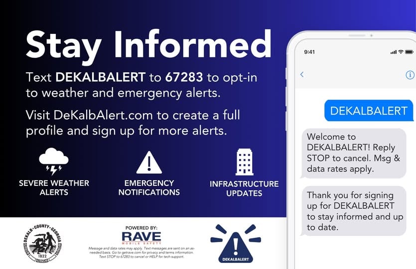 Metro Atlanta county launches new emergency alert system