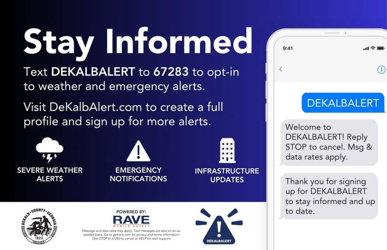 Metro Atlanta county launches new emergency alert system