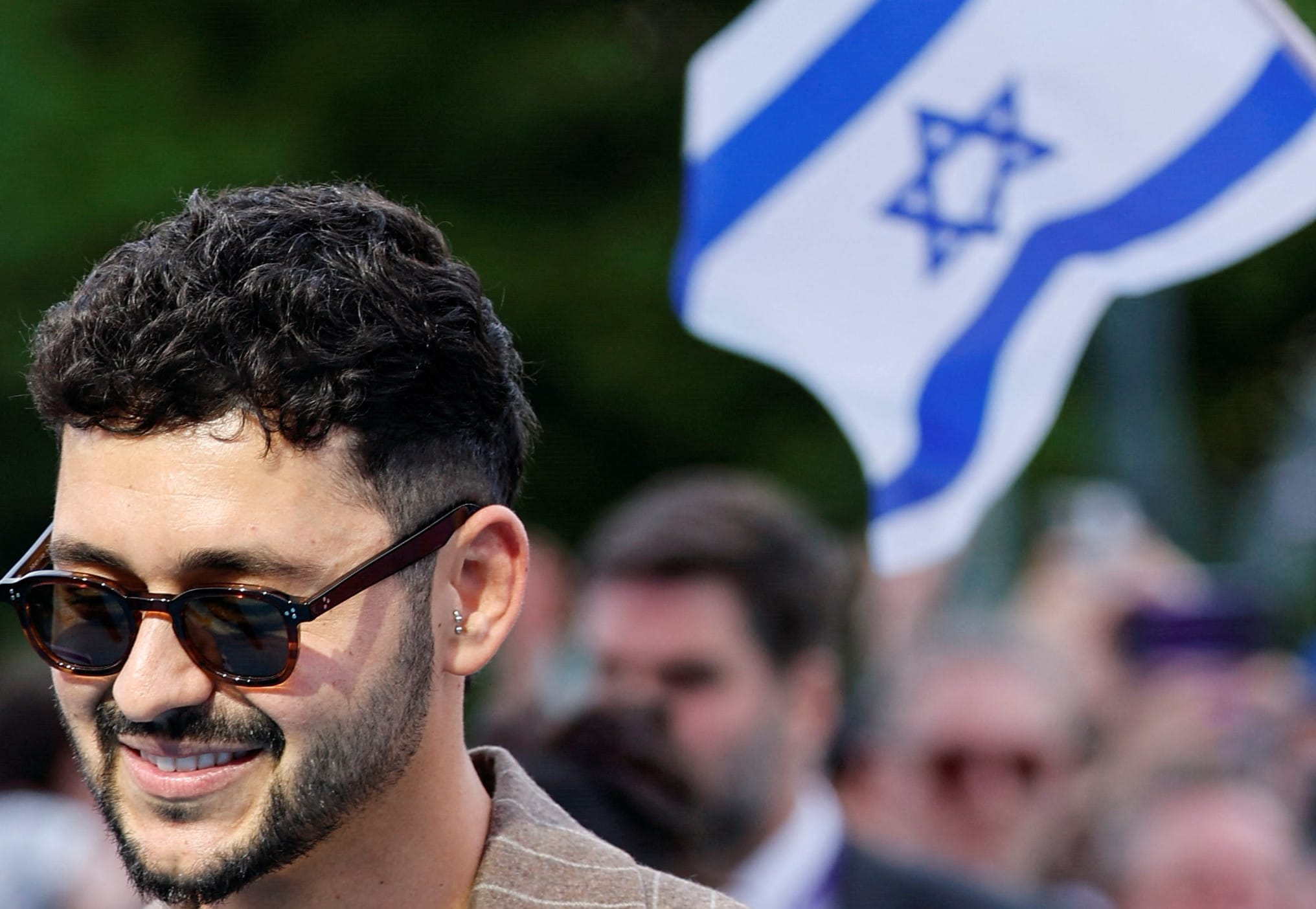 Israel’s Eurovision contestant Noam Bettan greeted by cheering fans on ...