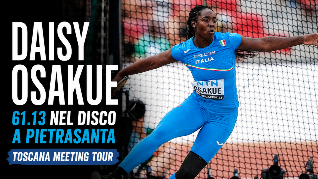 Daisy Osakue riparte da 61.13: vittoria nel disco al Toscana Meeting ...