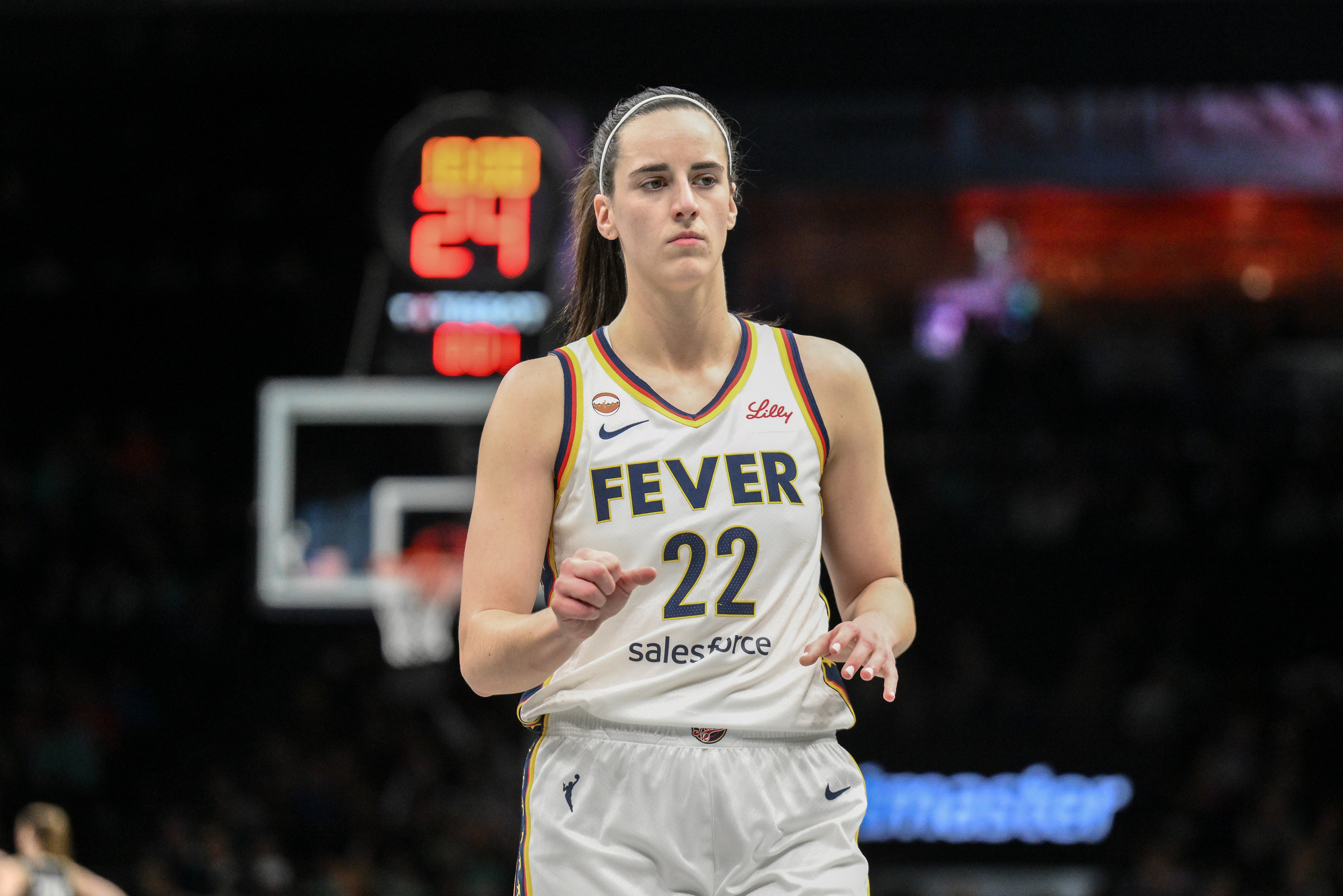 Caitlin Clark's three-point shooting woes in Fever's season-opening ...