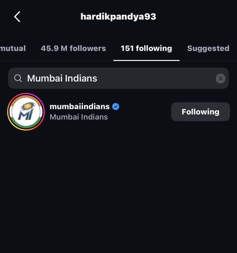 Hardik Pandya unfollows MI on Insta as fallout rumours grow after IPL ...