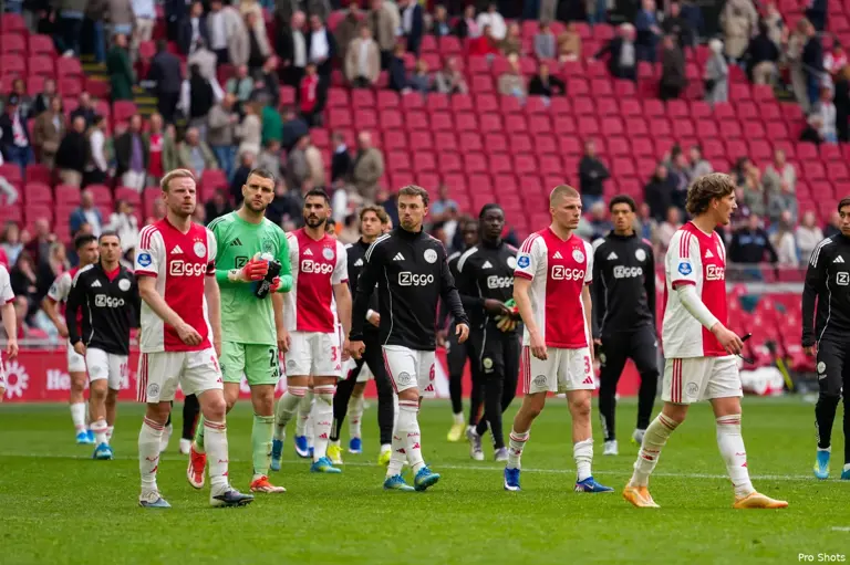 Rondom Ajax: Ajax-fans betreden veld na zege op FC Utrecht; politie ...