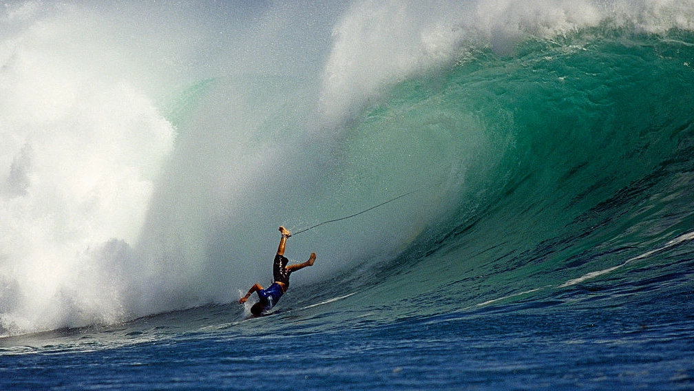 Big-wave icons reveal calm as key to wipeout survival