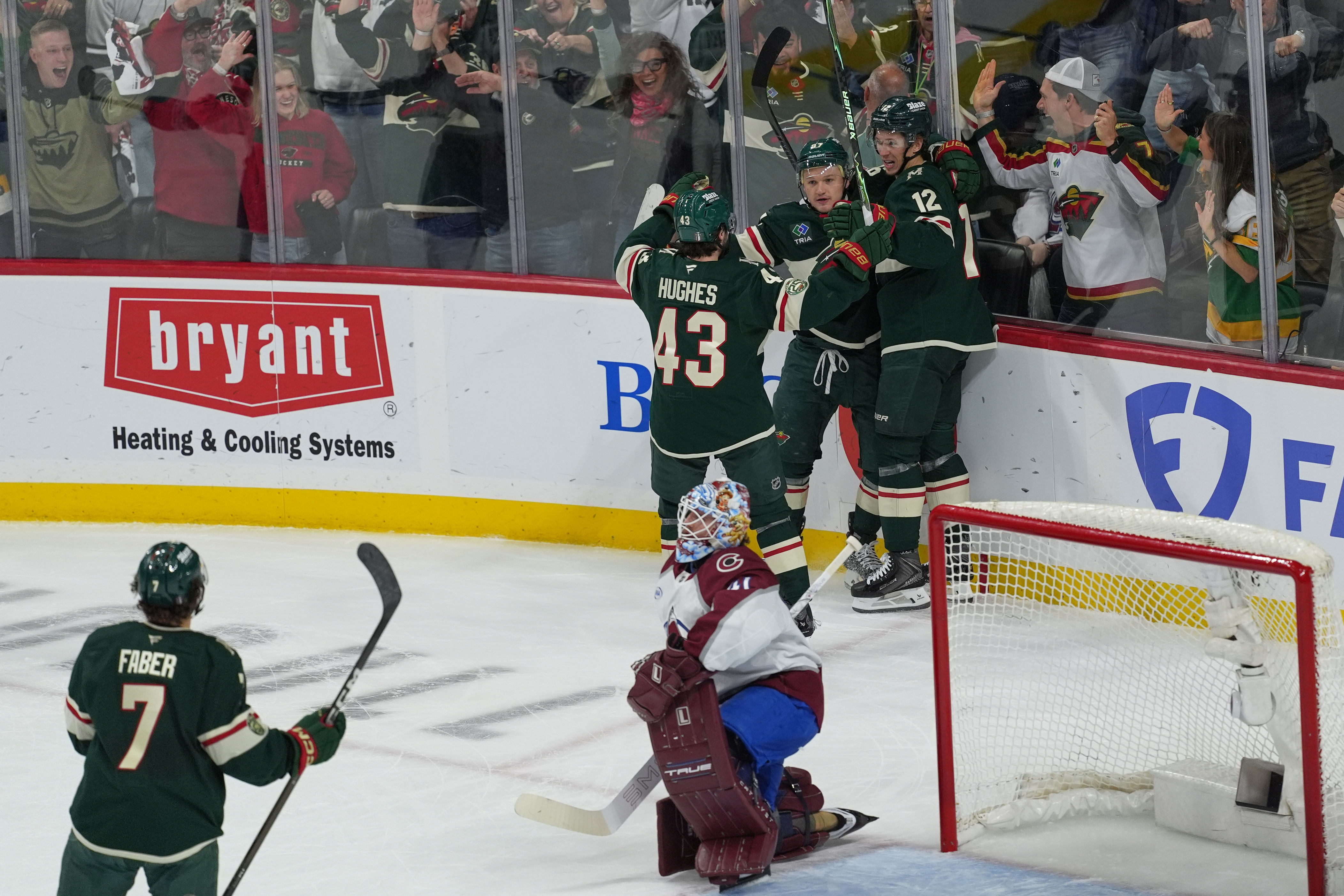 Wild make it a series against the Avalanche, who have a Game 4 goalie ...