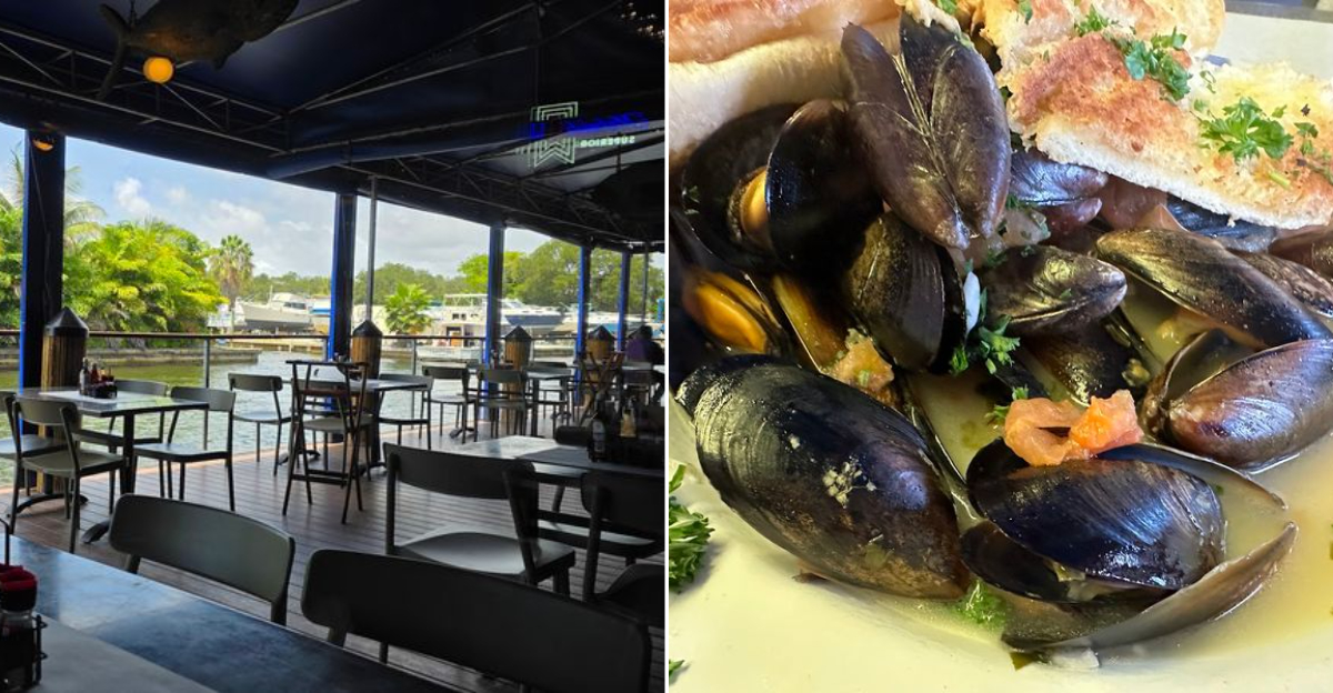 The gigantic shellfish platter in Florida that always comes with a bib ...