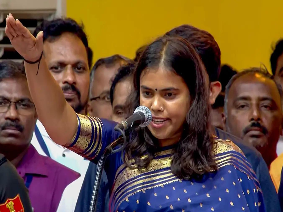 Who is S Keerthana? The youngest minister in Vijay-led TVK government