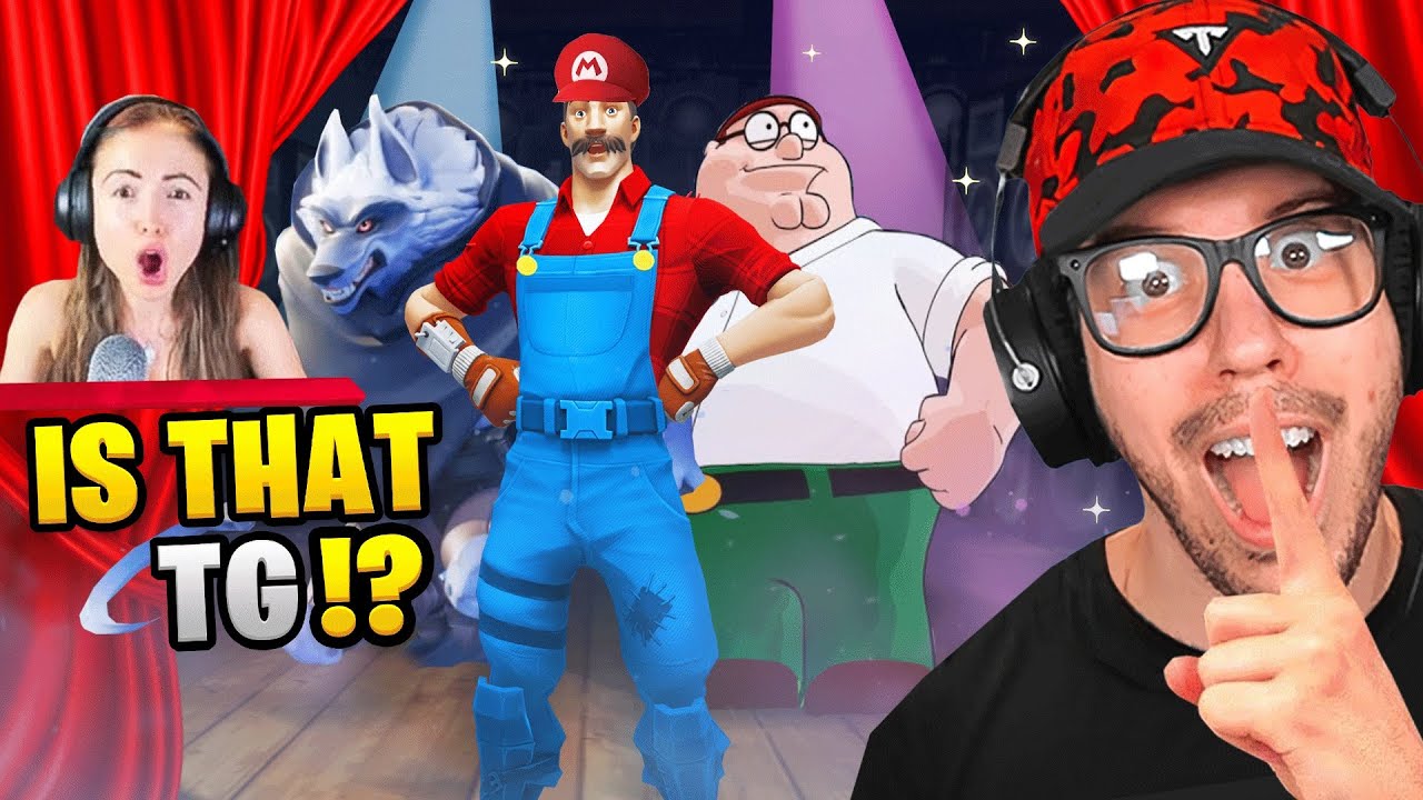 I went undercover in my girlfriend's fashion show! (Fortnite)